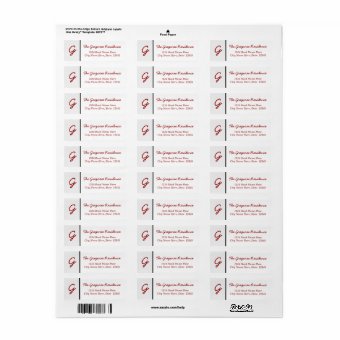 Plain & Custom Initial Letter Return Address Label | Zazzle