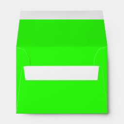 Plain green solid color envelope | Zazzle