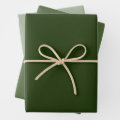 Plain Green Wrapping Paper Sheets | Zazzle
