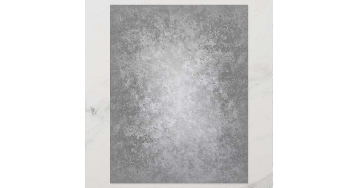 Plain grungy gray background flyer | Zazzle