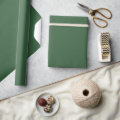 Plain Hunter Green Wrapping Paper | Zazzle
