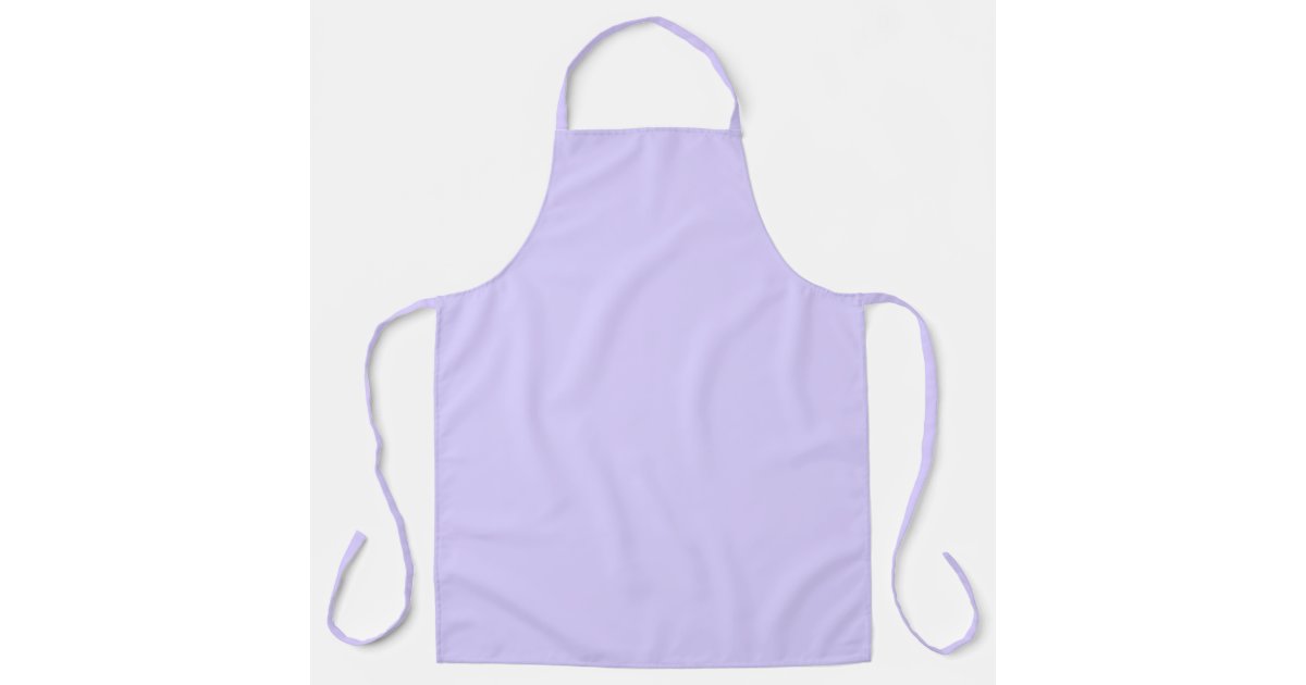 Plain Lavender Apron | Zazzle