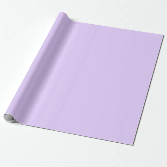 Plain Lilac Background Wrapping Paper | Zazzle
