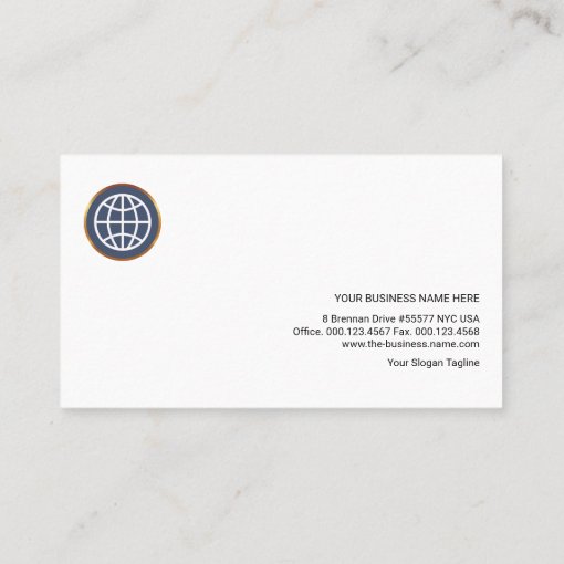 Plain Minimalist Simple Gold Line Founder CEO Business Card | Zazzle