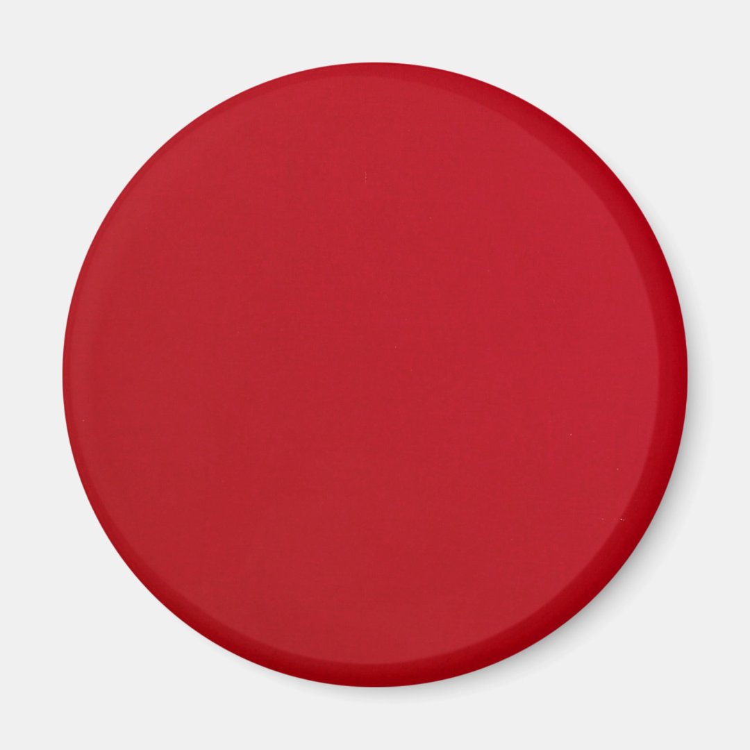 Plain Red Color Magnet | Zazzle