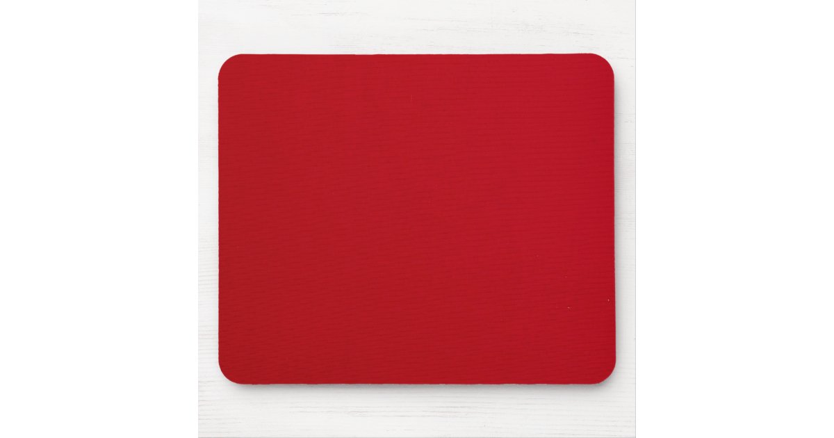 Plain Red Color Mouse Pad | Zazzle