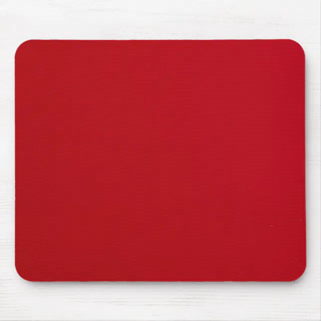 Plain Red Color Mouse Pad | Zazzle