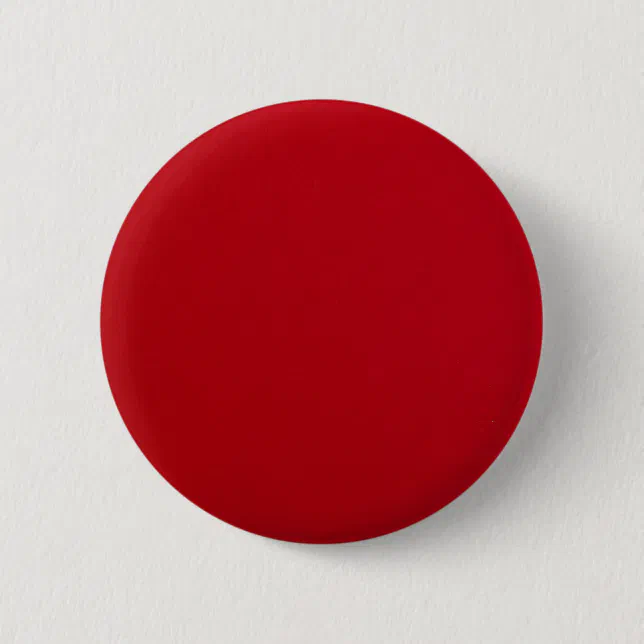 Plain Red Color Pinback Button | Zazzle