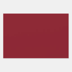 Plain Red Wrapping Paper Sheets | Zazzle