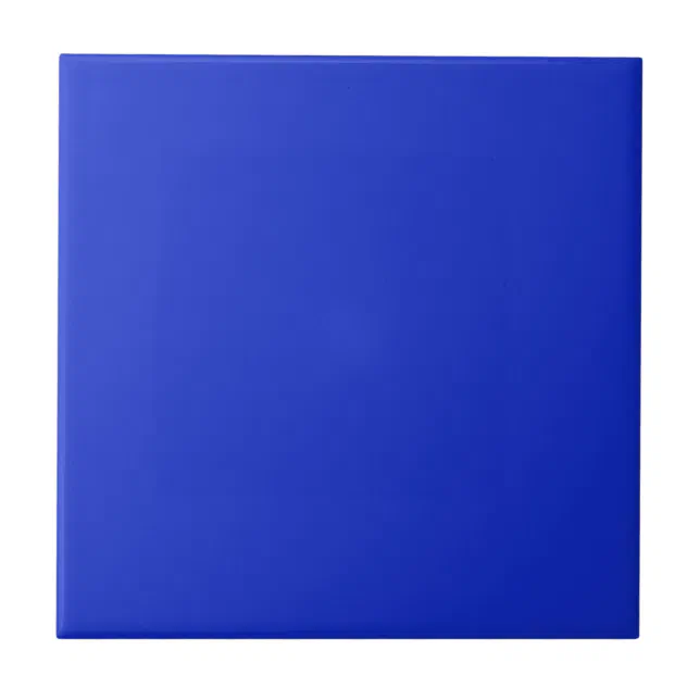 Plain Royal Blue Ceramic Tile | Zazzle