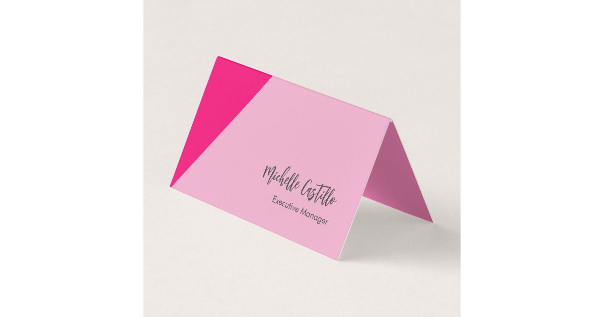 Plain Simple Feminine Minimalist Calligraphy Business Card | Zazzle