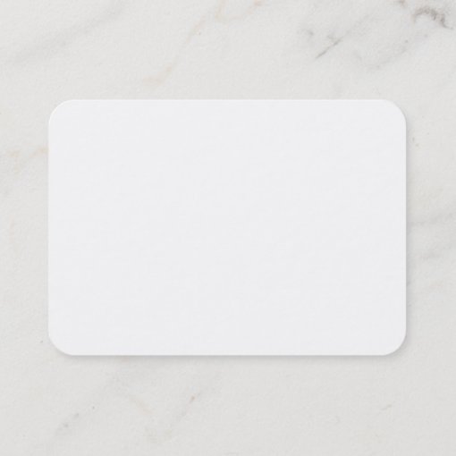 Plain simple minimalist elegant white background business card | Zazzle
