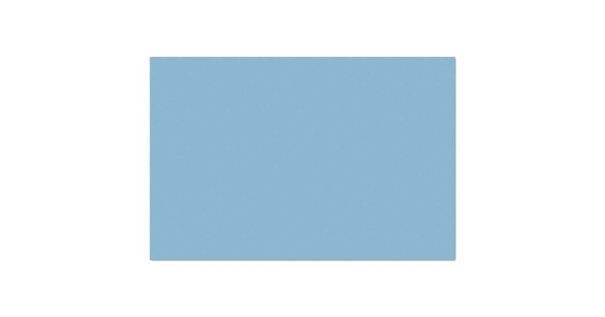 Plain solid pastel dusty blue tissue paper | Zazzle