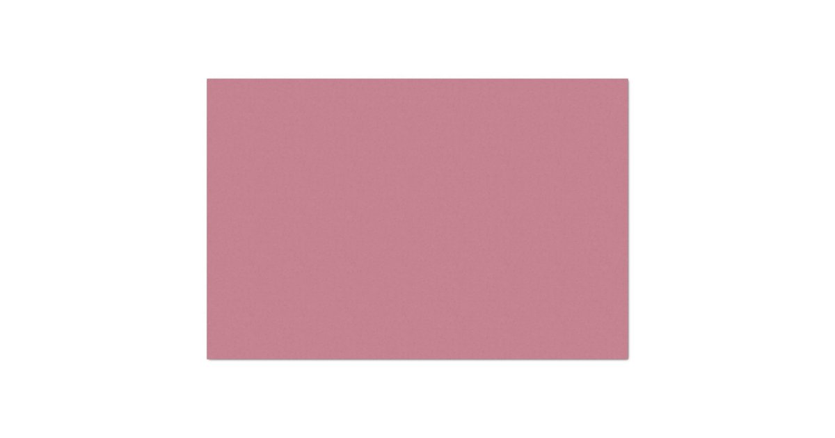 Plain solid pastel dusty rose tissue paper | Zazzle