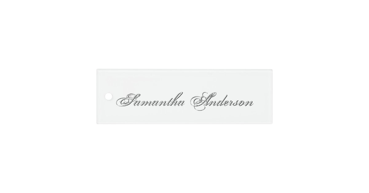 Plain Text Personalized Create Your Own Custom Ruler | Zazzle
