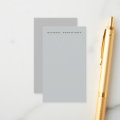 Plain Unique Special Grey Personalized Own Name Enclosure Card | Zazzle