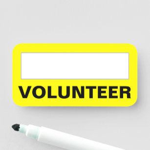 Volunteer Badges | Zazzle
