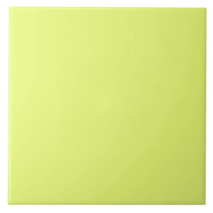 Plain Watermelon Yellow Green Ceramic Tile | Zazzle