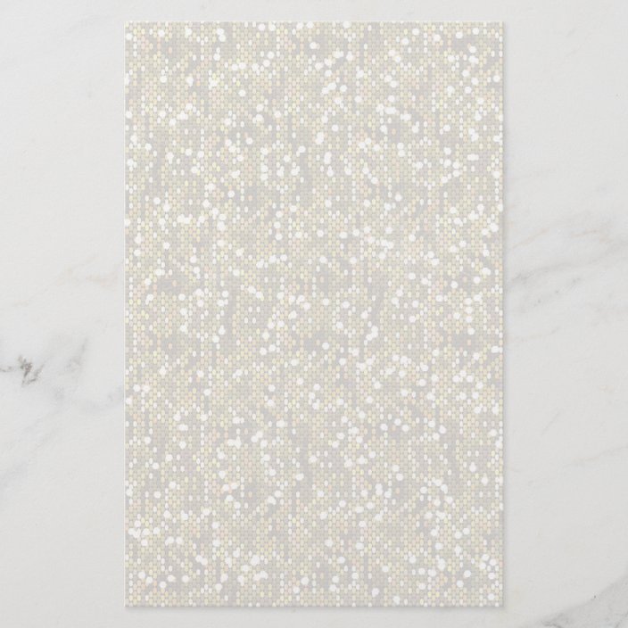 Plain White Confetti Glitter Stationery | Zazzle.com