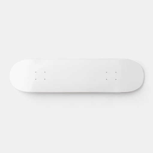 Plain White Skateboard | Zazzle