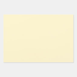 Plain Yellow Wrapping Paper Sheets | Zazzle