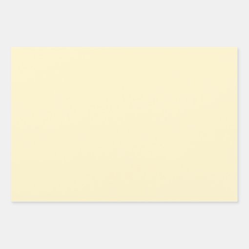 Plain Yellow Wrapping Paper Sheets | Zazzle