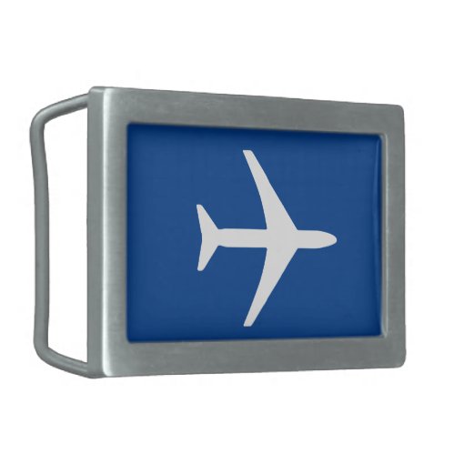 Plane Flying Pilot Aviation Sky Belt Buckle | Zazzle