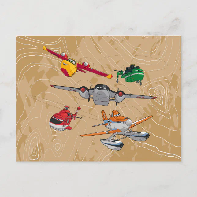 Planes Group Postcard | Zazzle