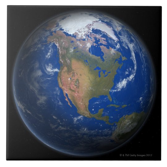 Planet Earth 3 Tile | Zazzle.com