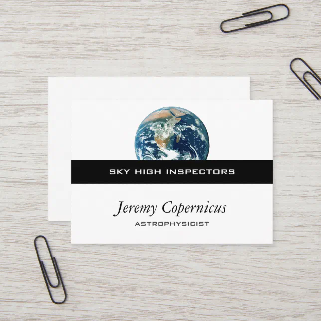 Planet Earth Business Card | Zazzle