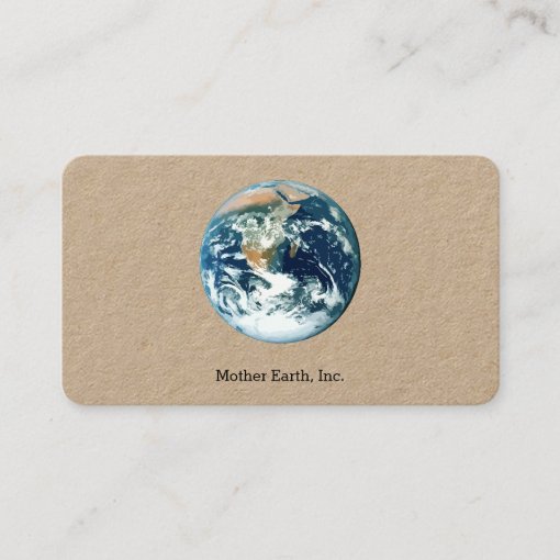 Planet Earth Business Card | Zazzle