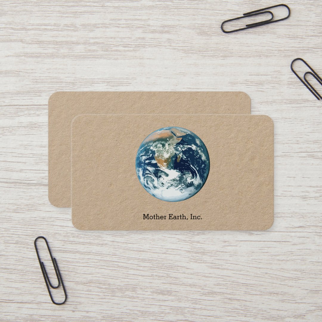 Planet Earth Business Card | Zazzle