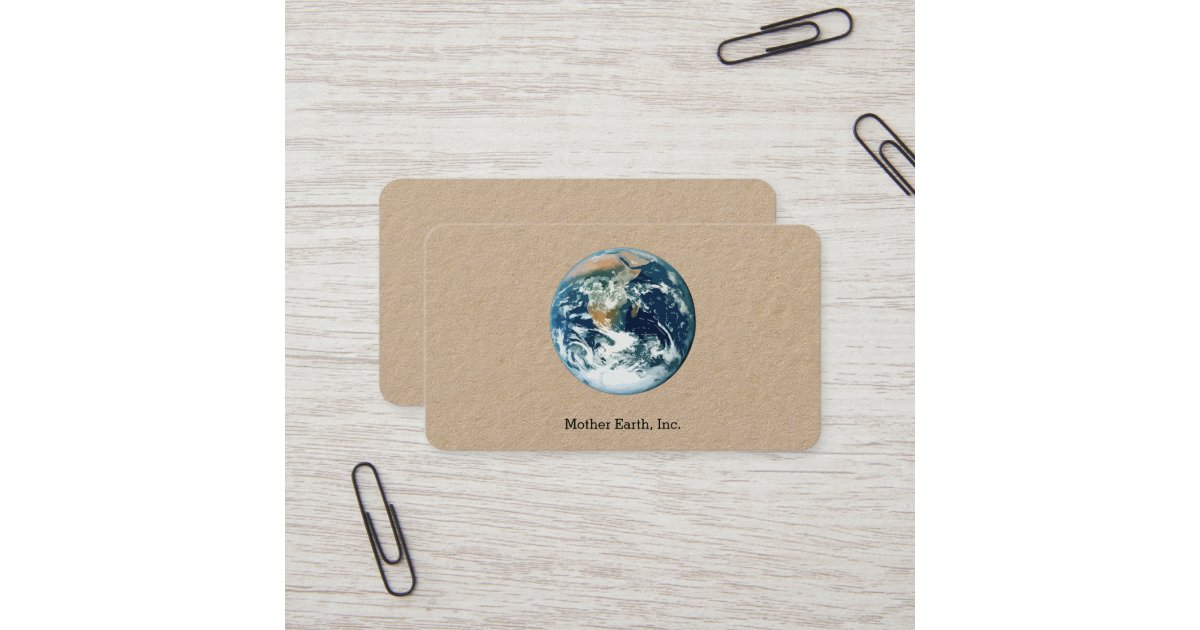 Planet Earth Business Card | Zazzle