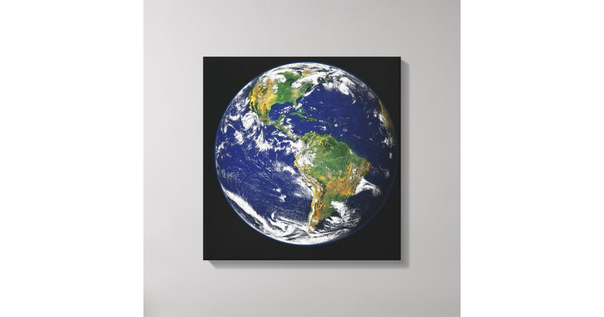 Planet Earth Canvas Print | Zazzle