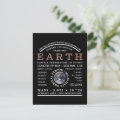 Planet Earth Detailed Astronomy Postcard | Zazzle