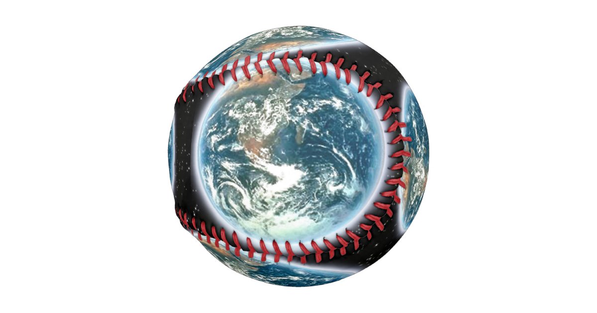 Planet Earth from Outer Space Astro Game Ball | Zazzle