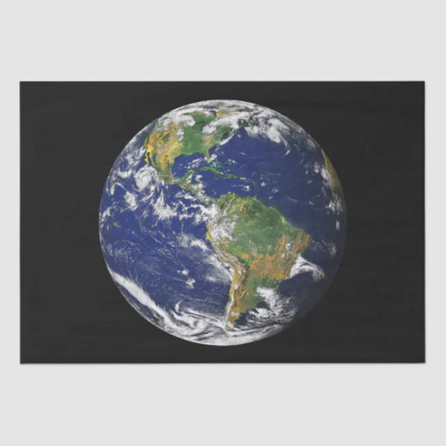 PLANET EARTH FROM SPACE 20” Wrapping Tissue Paper | Zazzle