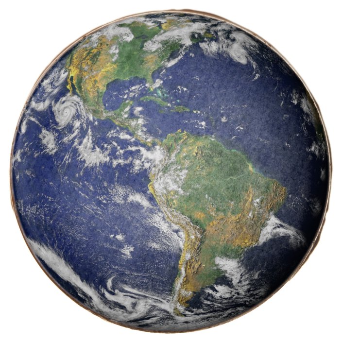 PLANET EARTH FROM SPACE Chocolate Oreo Cookies | Zazzle.com