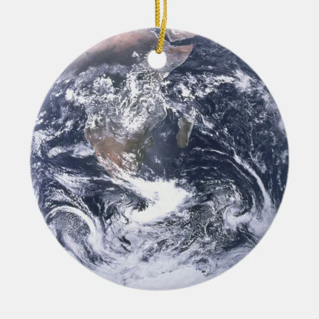 Planet Earth From Space Earth Day Ceramic Ornament | Zazzle