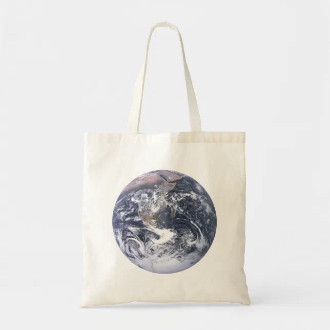 Planet Earth From Space Earth Day Tote Bag | Zazzle
