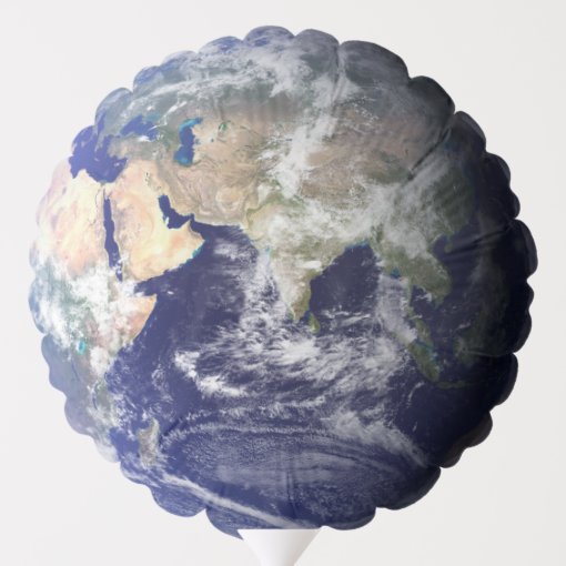 PLANET EARTH FROM SPACE Medium Party Balloon | Zazzle