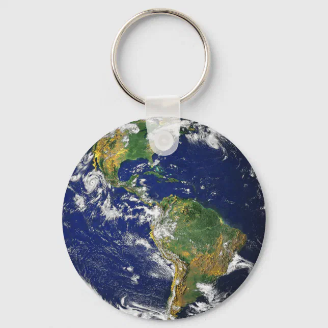 Planet Earth Keychain | Zazzle