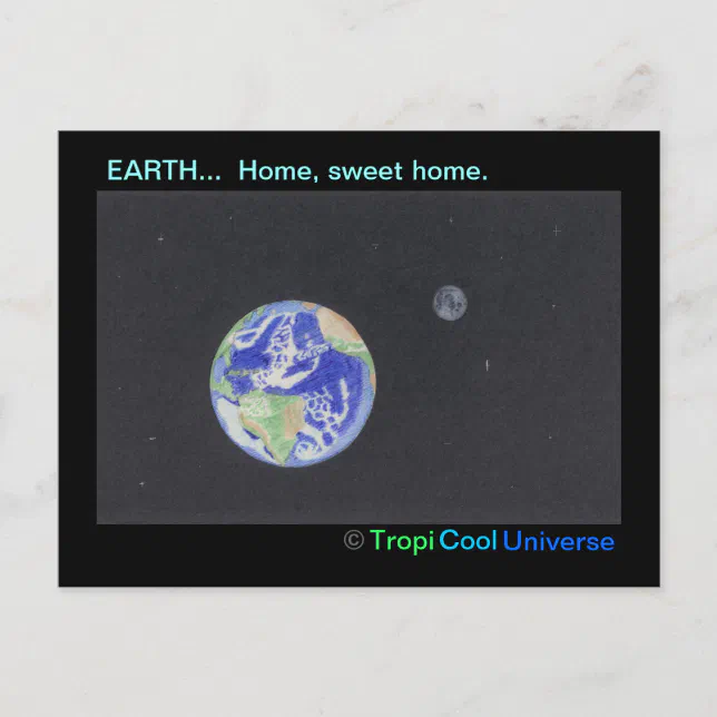 Planet EARTH postcard | Zazzle