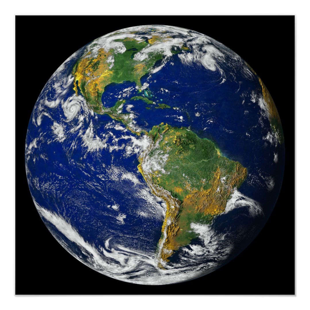 Planet Earth Poster | Zazzle