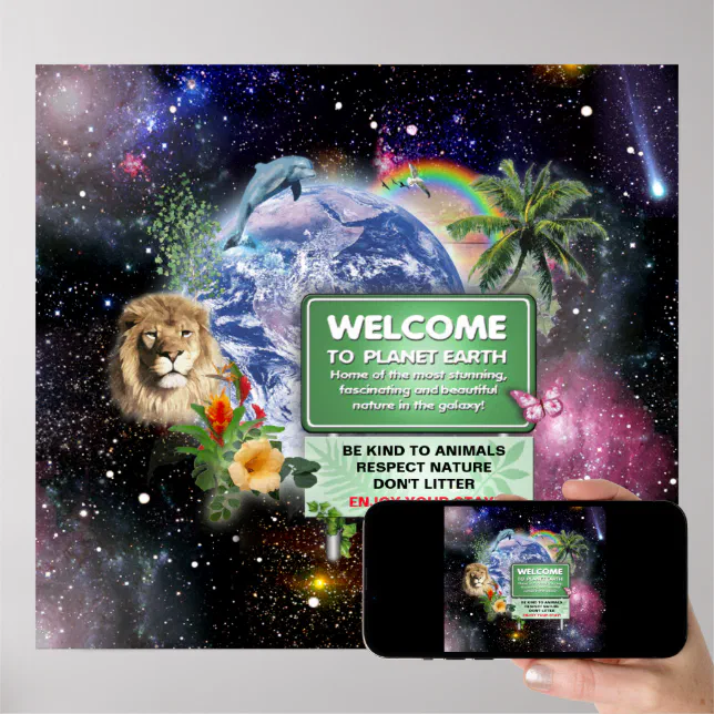 Planet Earth Poster | Zazzle