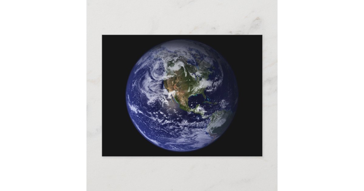 Planet Earth Space Photo Postcard | Zazzle