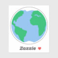 Planet Earth Sticker | Zazzle