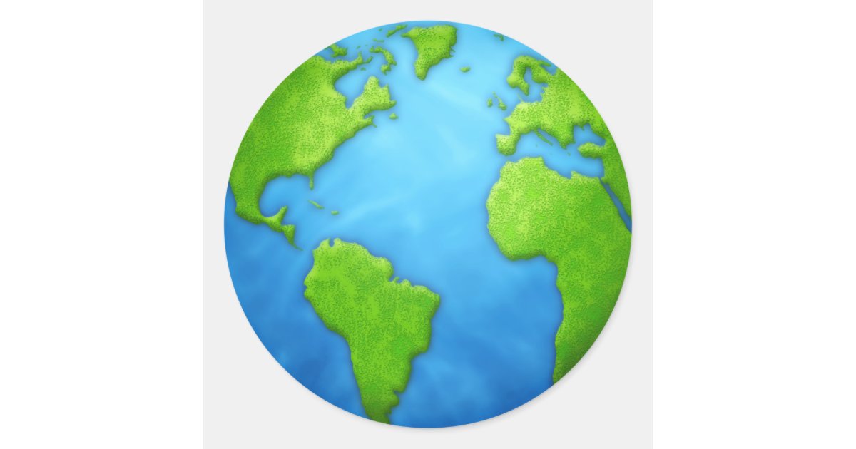 Planet Earth Sticker | Zazzle