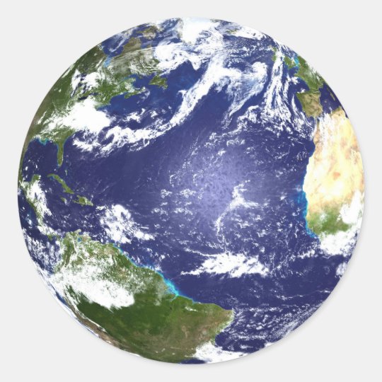 Planet Earth Sticker | Zazzle.com