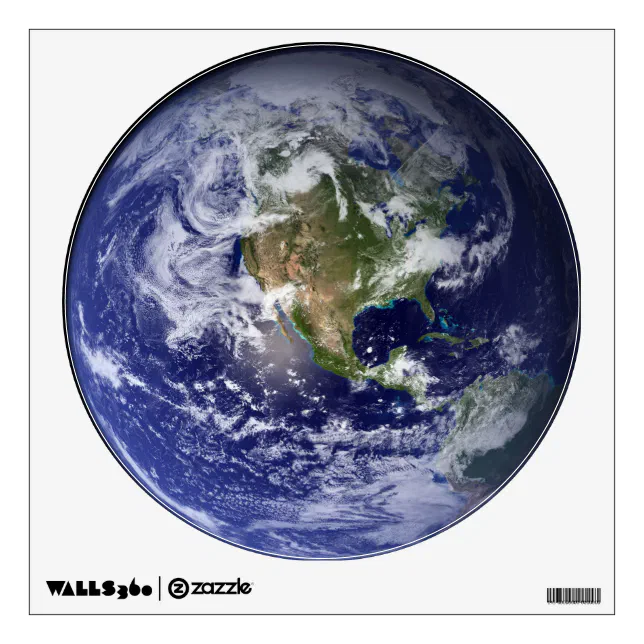 Planet Earth Wall Decal | Zazzle